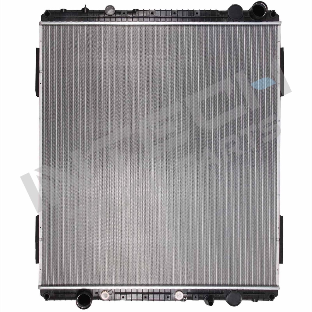 Radiator - 18-25 Freightliner Cascadia, DD15 engine, Outlet on lower ...