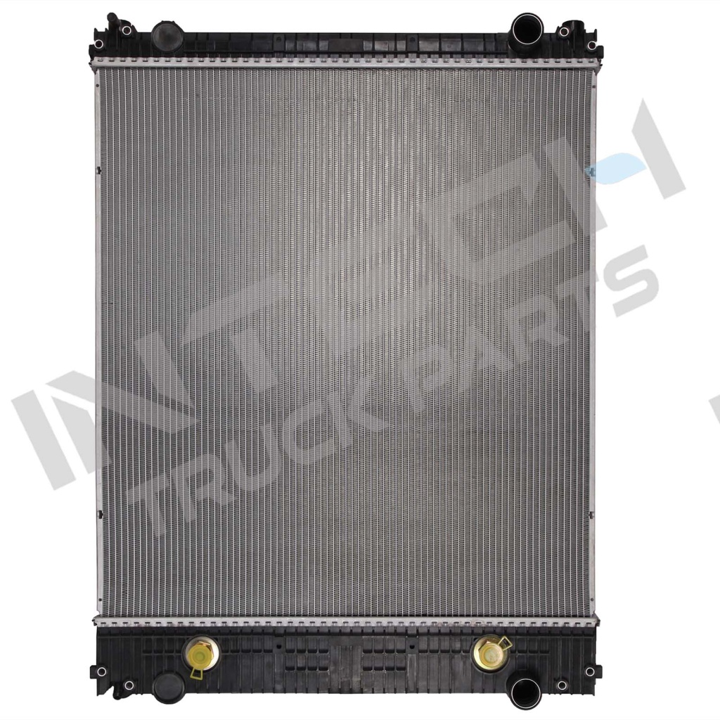 Radiator - 18-25 Freightliner Cascadia, DD15 engine, Outlet on lower ...