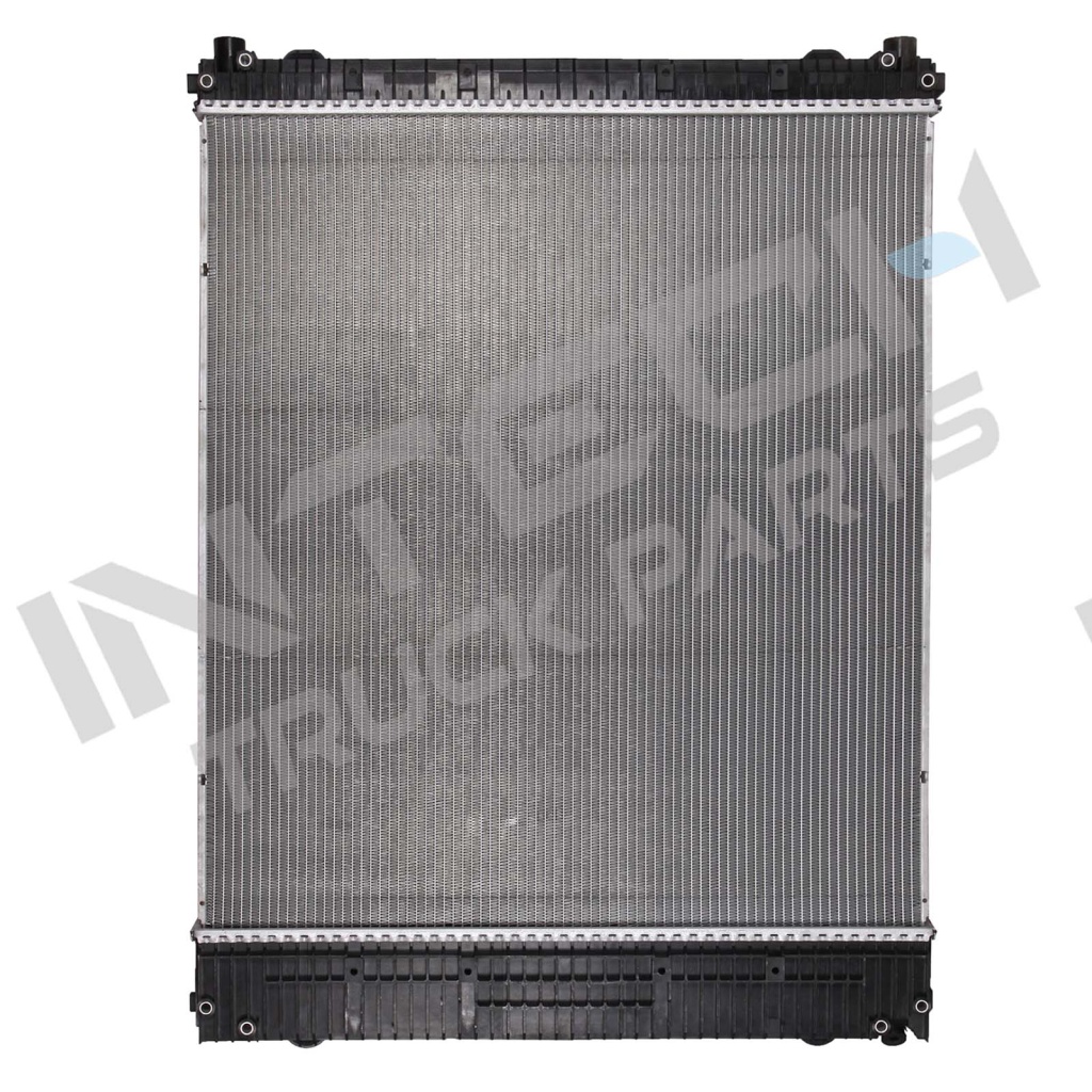 Radiator - 18-25 Freightliner Cascadia, DD15 engine, Outlet on lower ...