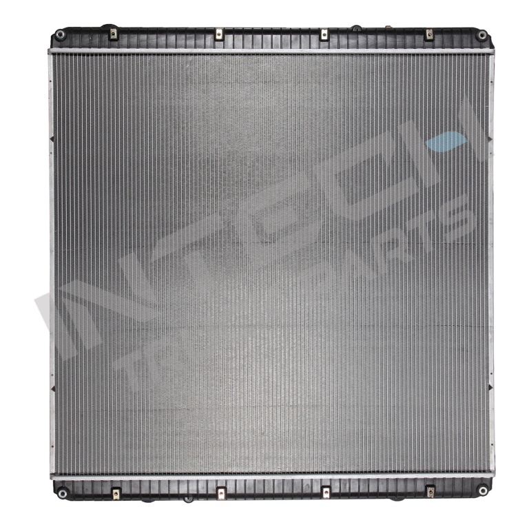 Radiator - 18-22 Freightliner Cascadia, DD15 engine, Outlet on lower ...