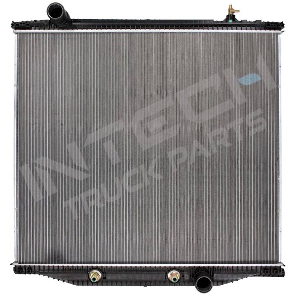 Radiator - 18-22 Freightliner Cascadia, DD15 engine, Outlet on lower ...